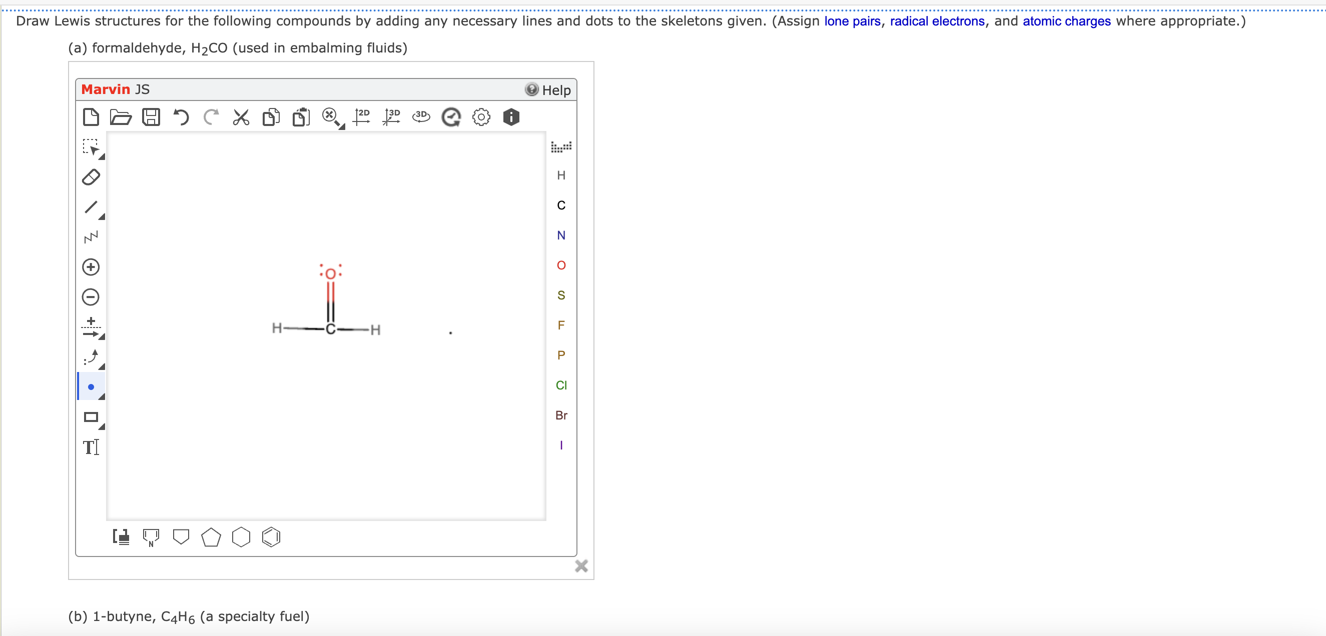C4h6 Lewis Structure