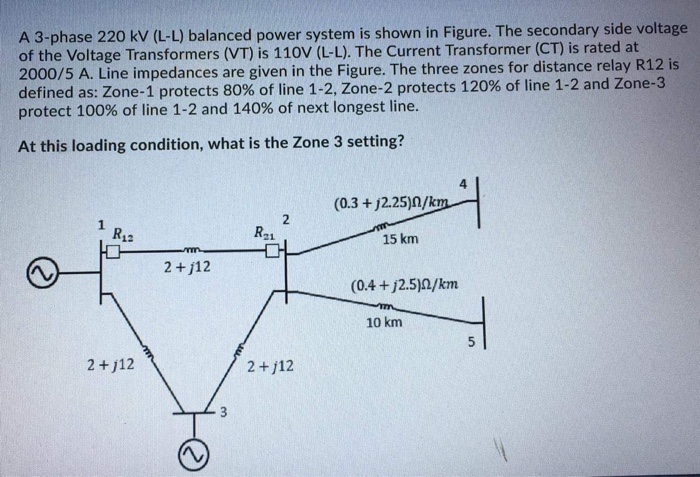 Solved A 3-phase 220 kV (L-L) balanced power system is shown | Chegg.com Solved A 3-phase 220 kV (L-L) balanced power system is shown | Chegg.com