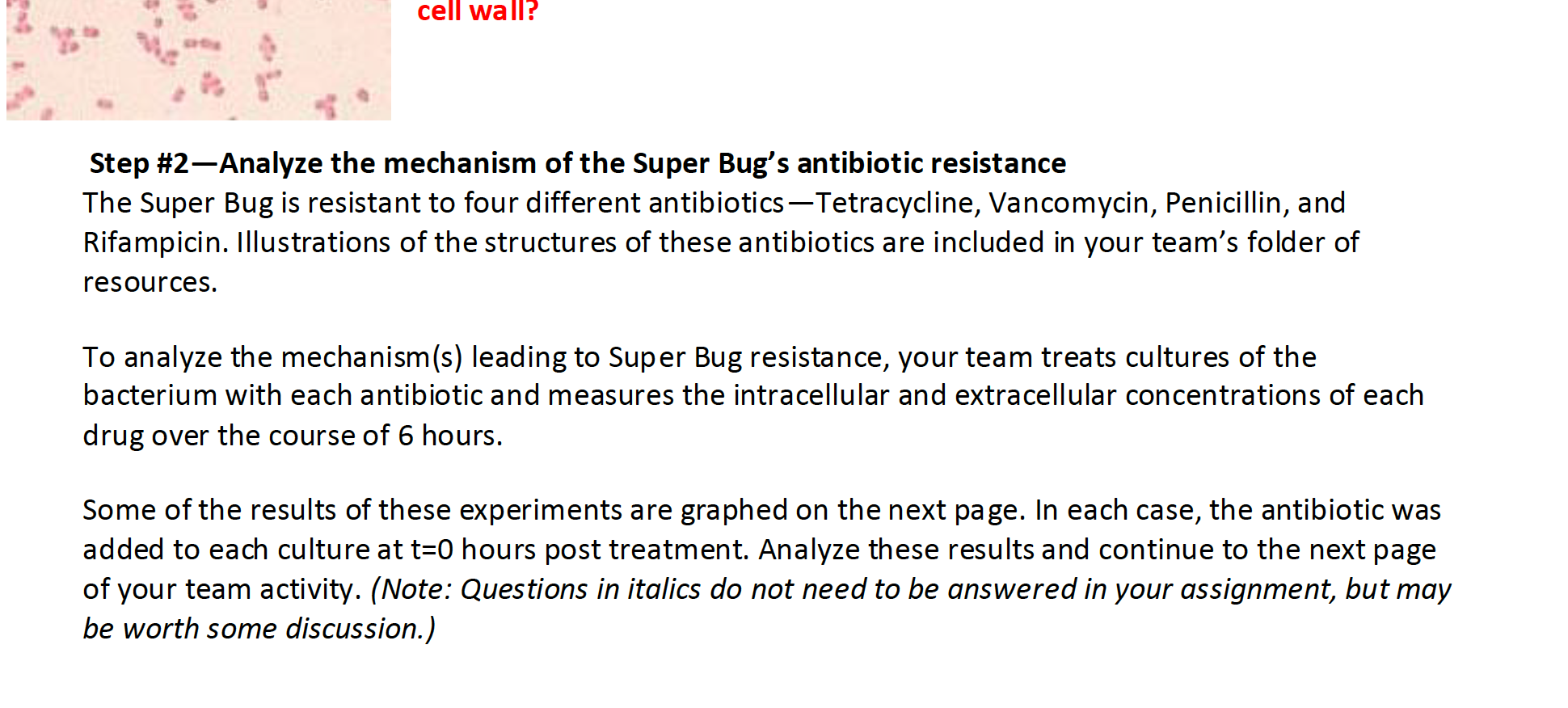 cell wall? Step #2-Analyze the mechanism of the Super | Chegg.com