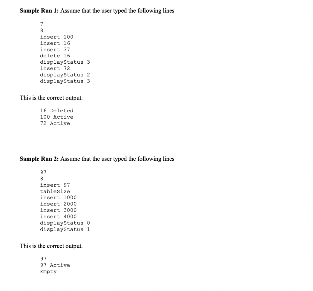 Solved 2. Write a C++ (or Java) program for hw11_2 to | Chegg.com