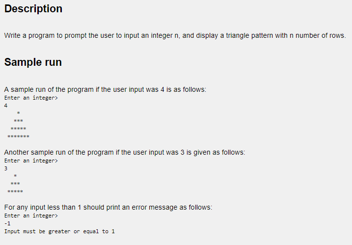 Solved Description Write A Program To Prompt The User To 0904