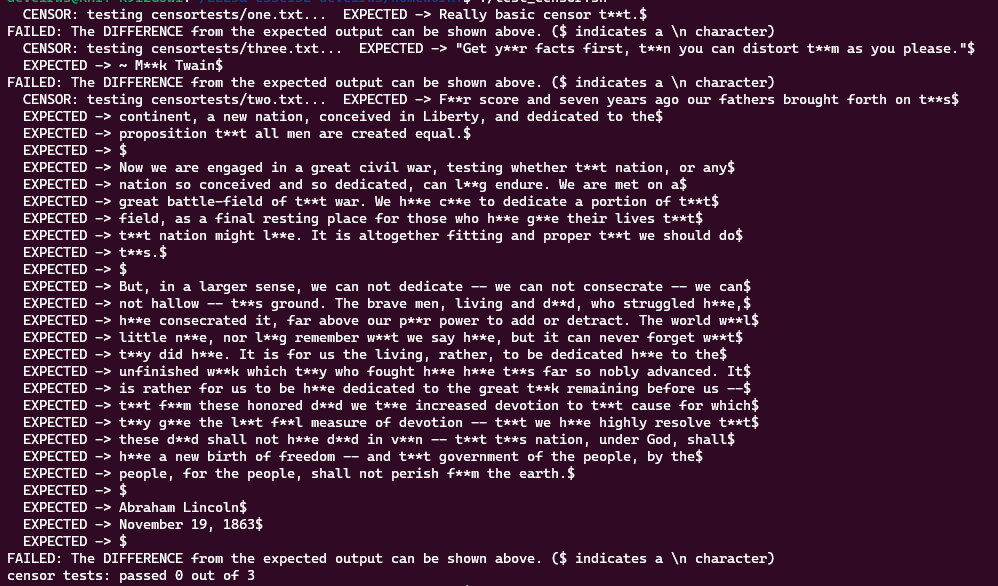 Solved C programming. Must pass the following test cases | Chegg.com