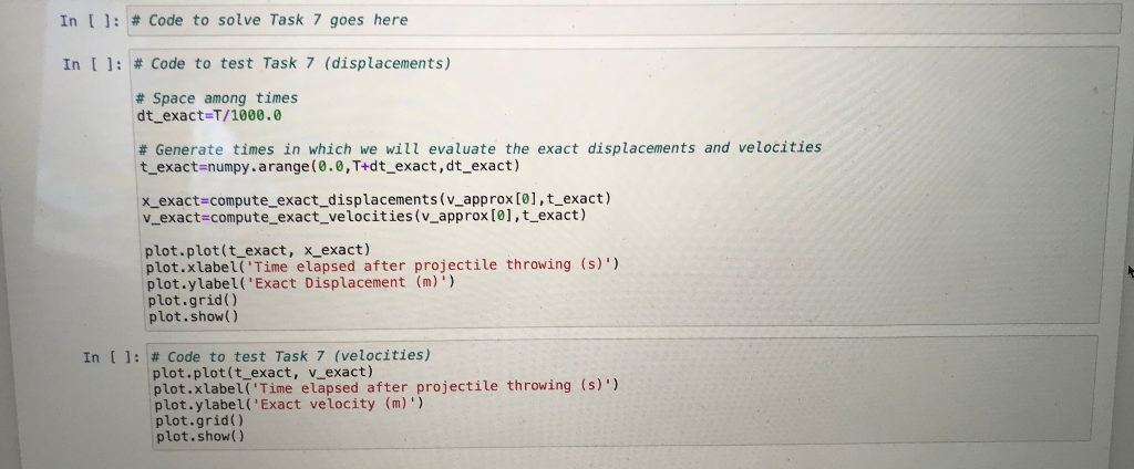 Python 3.0 question, need help with task 7. import | Chegg.com