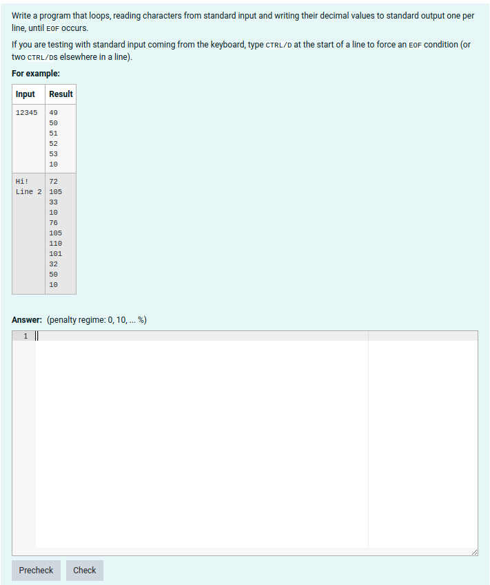 Solved Write A Program That Loops Reading Characters From