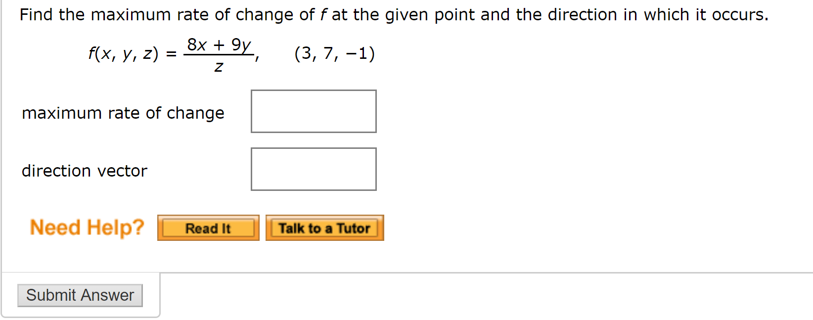 Solved Find the maximum rate of change of f at the given | Chegg.com