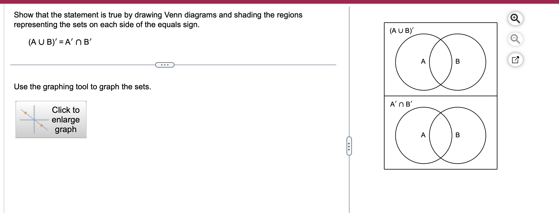Solved Show that the statement is true by drawing Venn | Chegg.com