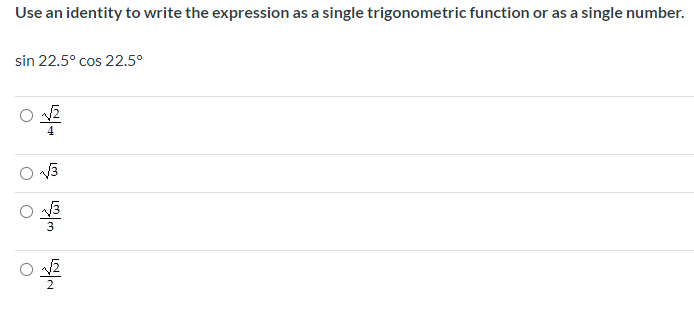 Solved Express the function as a trigonometric function of | Chegg.com