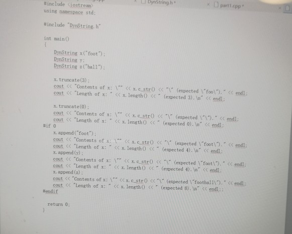 This is an exercise about C++ programing?partial | Chegg.com