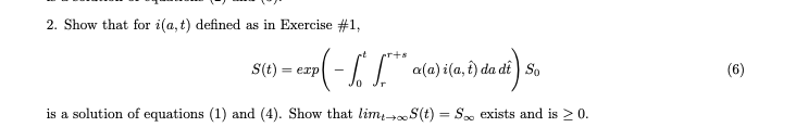 Solved 1. Consider the disease-age structured SEIR epidemic | Chegg.com