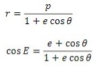 Solved orbital mechanics: prove r = ﻿a (1 − ﻿e cos E) ﻿using | Chegg.com