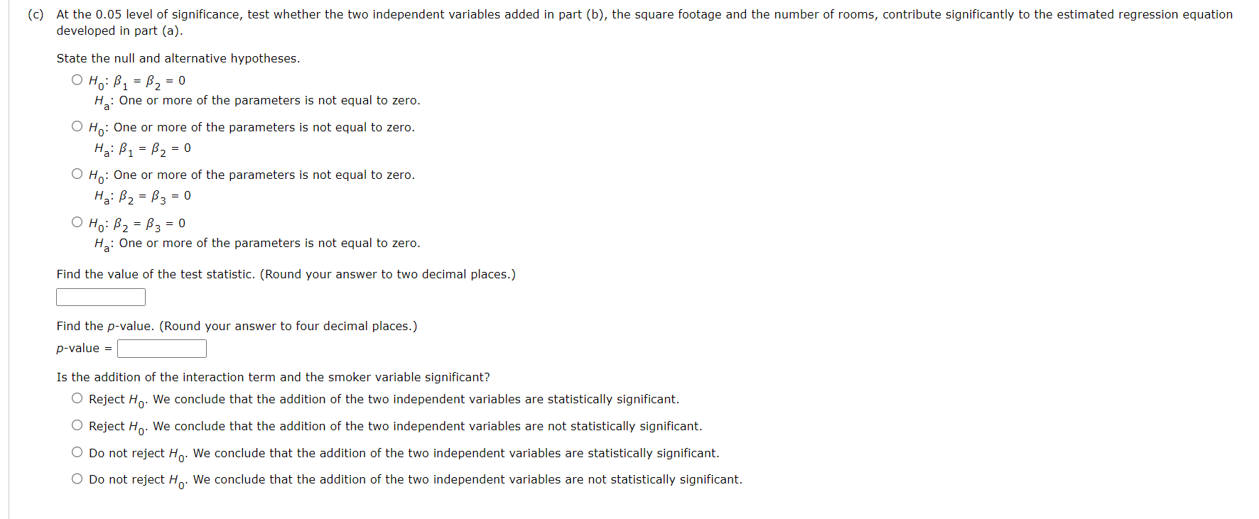 Solved y^= x3 for number of rooms. Round your numerical | Chegg.com