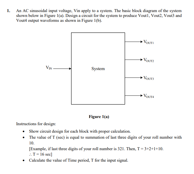 Solved An AC sinusoidal input voltage, Vin apply to a | Chegg.com