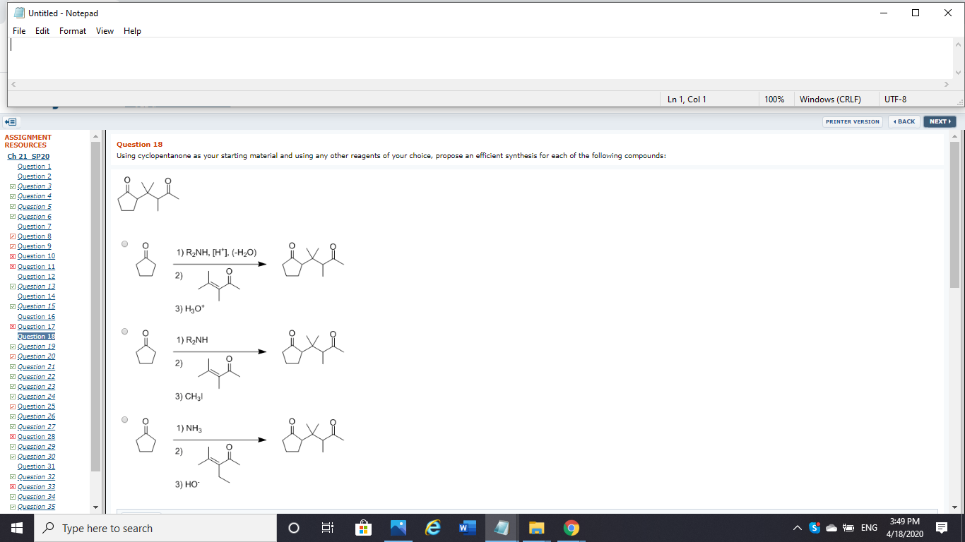 Solved Untitled - Notepad File Edit Format View - 0x Help In | Chegg.com