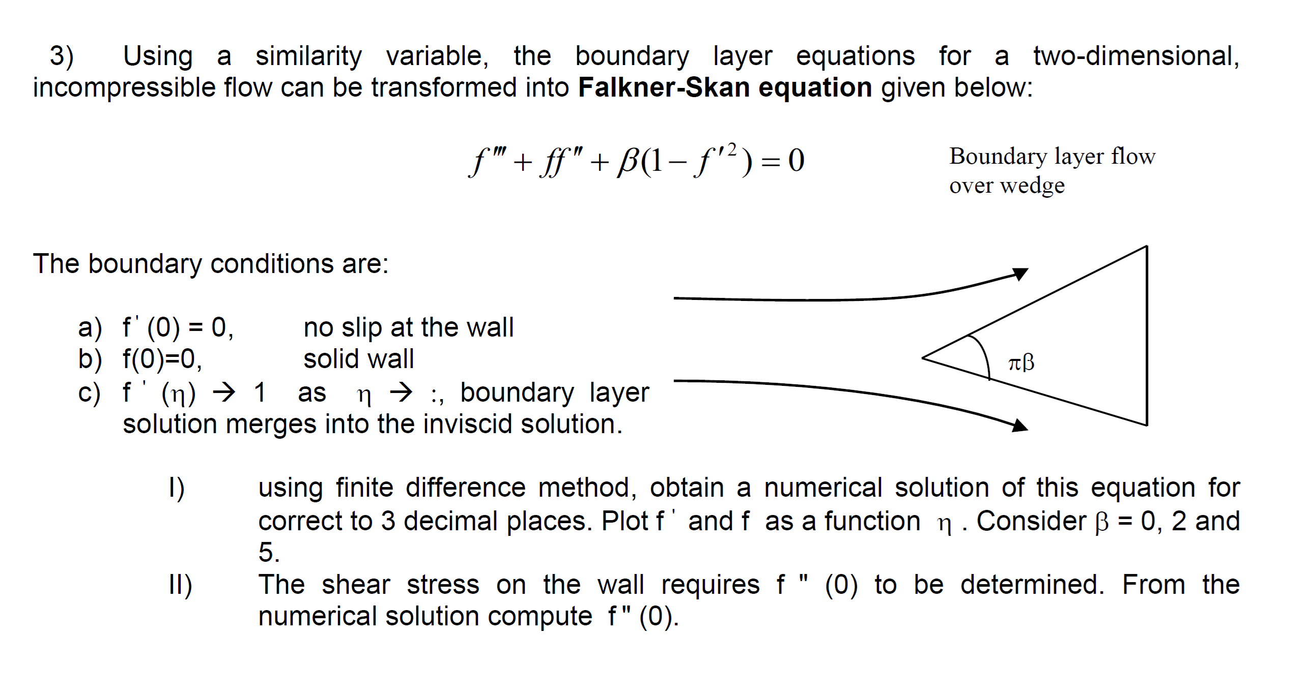 Using a similarity variable, the boundary layer | Chegg.com