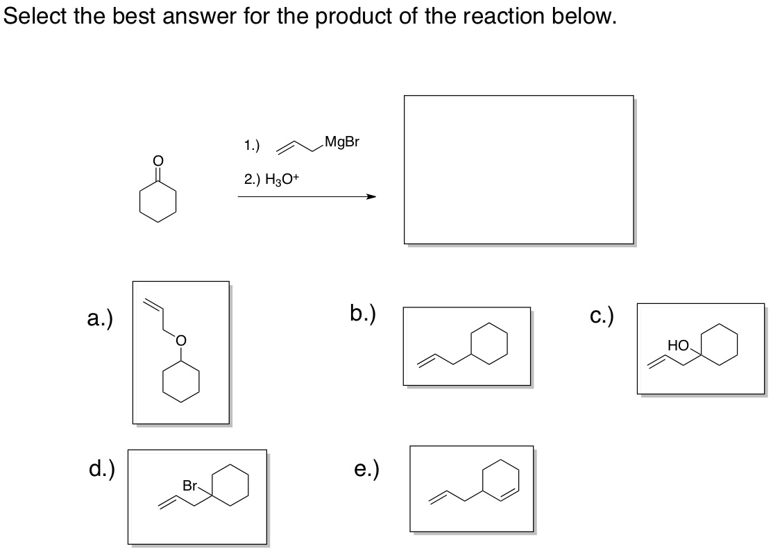 Solved Select the best answer for the product of ﻿the | Chegg.com