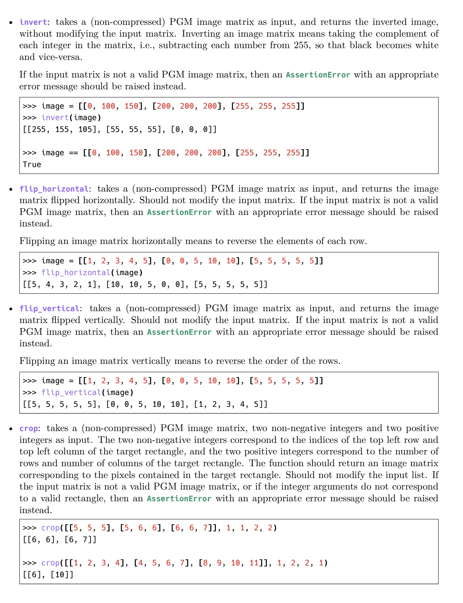 Solved load_compressed_PGM: takes a filename (string) of a | Chegg.com
