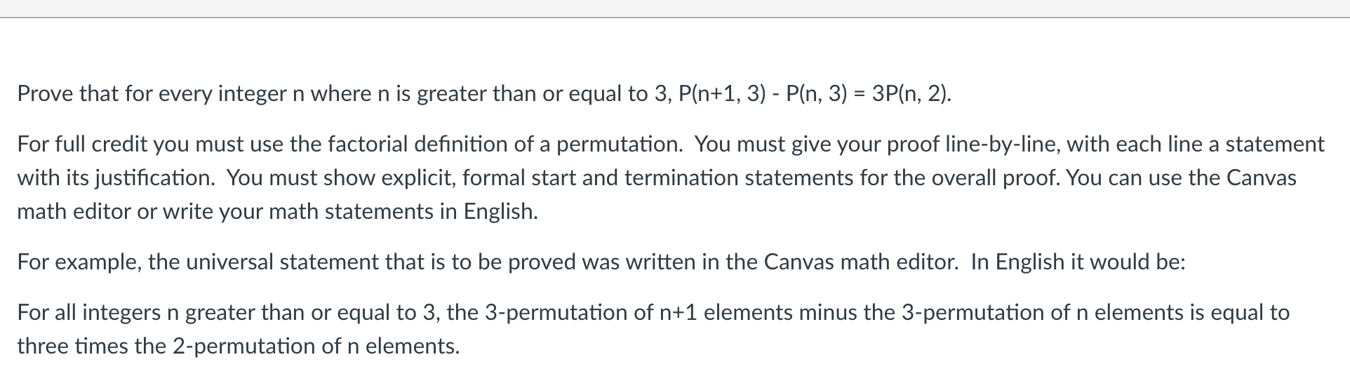 Solved Prove that for every integer n where n is greater | Chegg.com