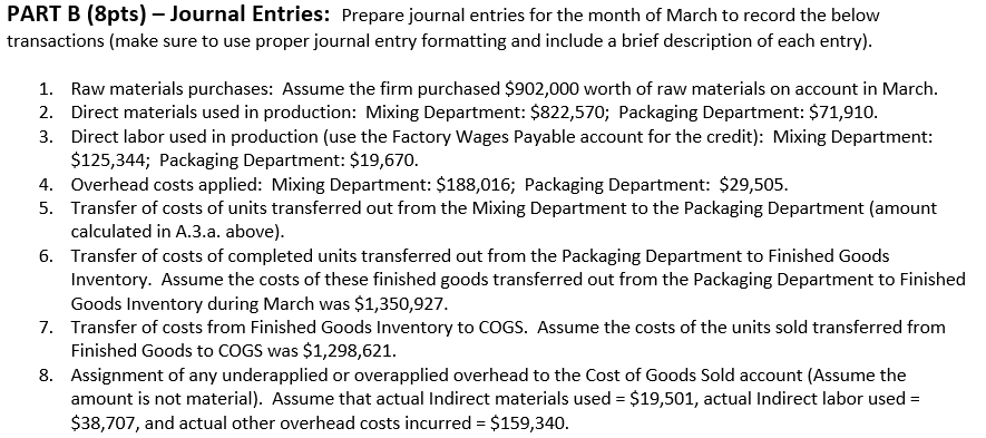 Solved 3. Process Costing (Weighted Average Method) – 16pts: | Chegg.com