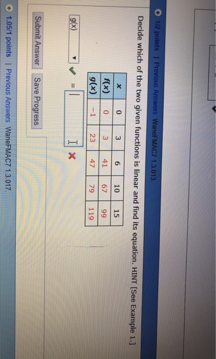 Solved 112 points1 Previous Answers WaneFMAC7 1.3.013 Decide | Chegg.com