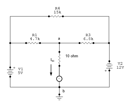 Solved Use circuits shown below to find values for table, I | Chegg.com