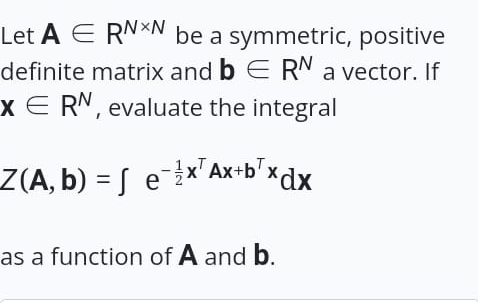 Solved Let AinRN×N ﻿be a symmetric, positivedefinite matrix | Chegg.com