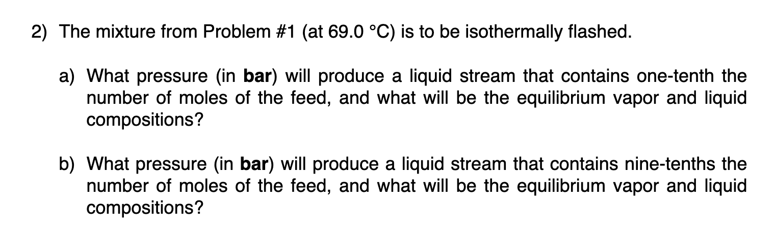 Solved A stream contains 55 mol%n-pentane, 25 mol%n-hexane, | Chegg.com