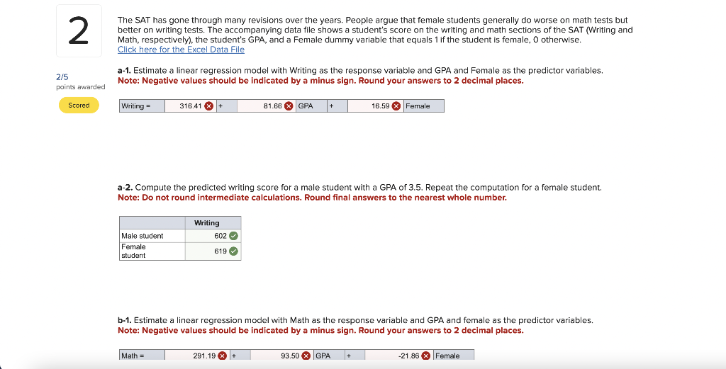 Solved The SAT has gone through many revisions over the | Chegg.com