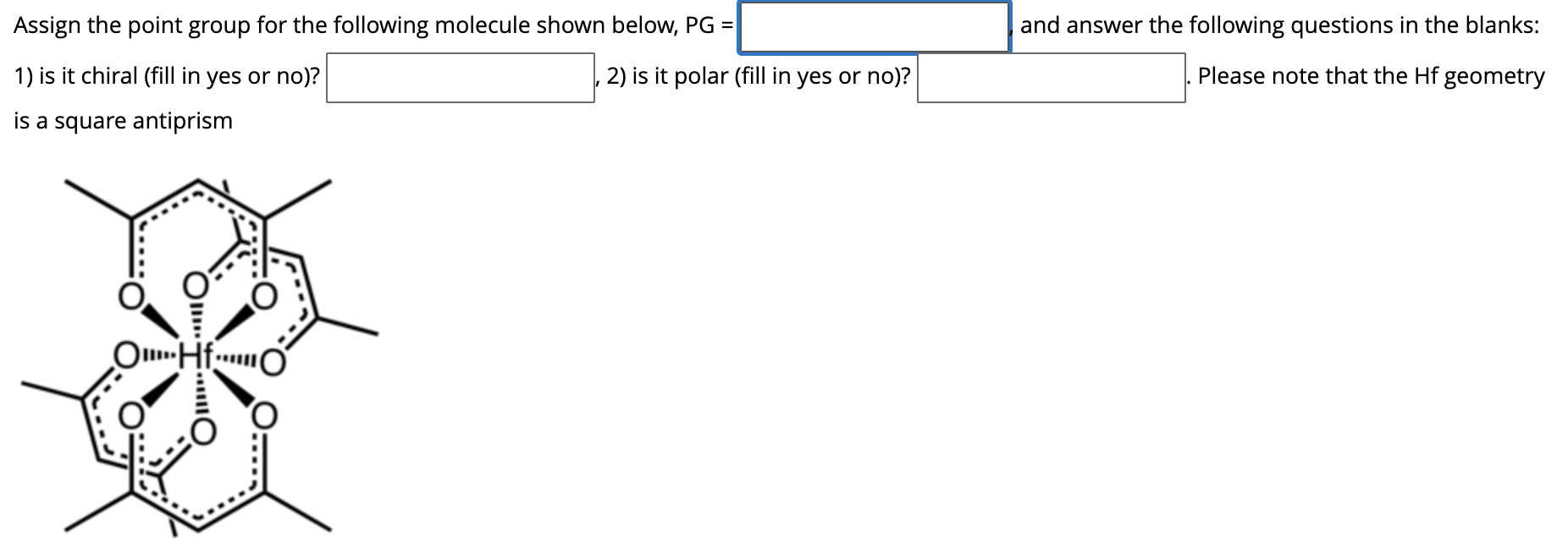 Solved Assign the point group for the following molecule | Chegg.com Solved Assign the point group for the following molecule | Chegg.com