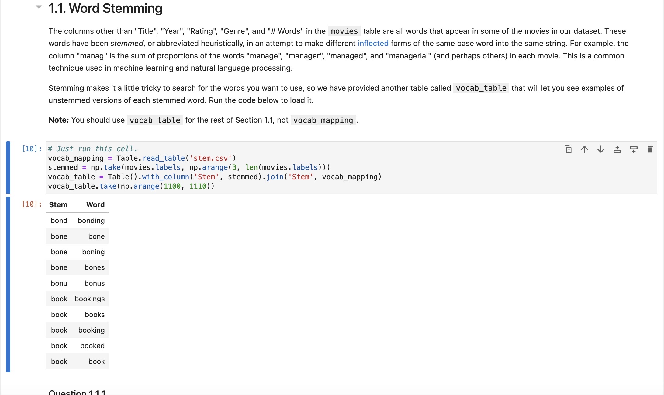 Solved The columns other than "Title", "Year", "Rating", | Chegg.com