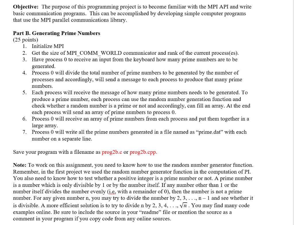 Solved Objective: The purpose of this programming project is | Chegg.com