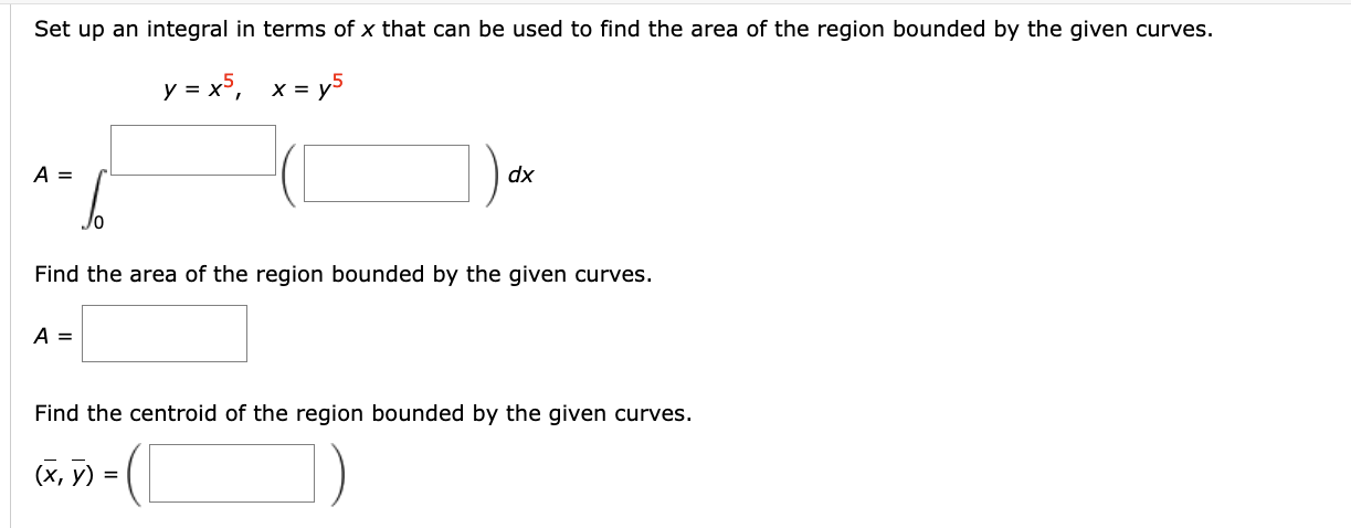 Solved Set up an integral in terms of x that can be used to | Chegg.com