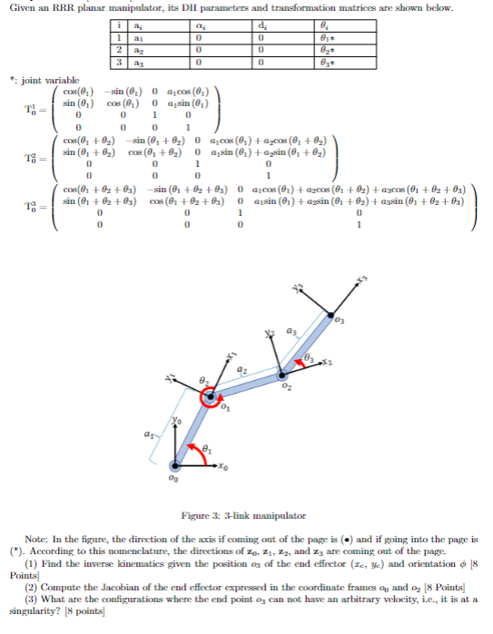 *: joint variable | Chegg.com