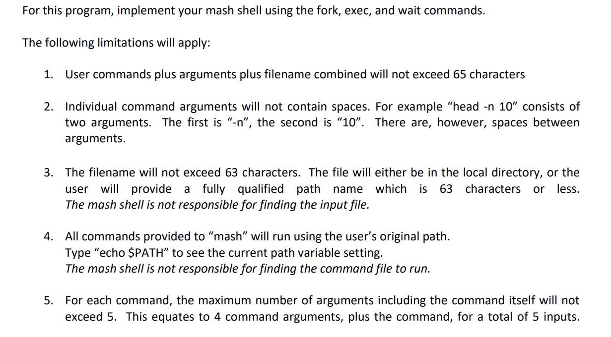 Solved 1. Write code to obtain three user provided commands | Chegg.com