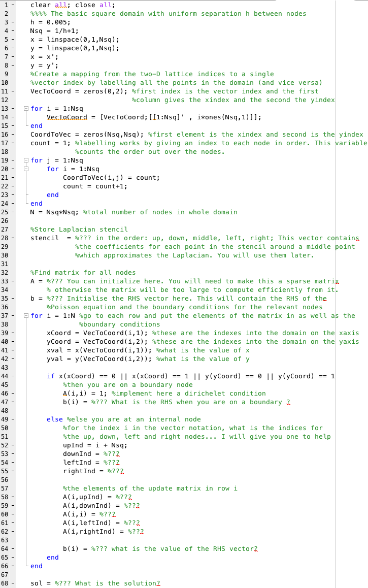 The following template of code will start you on the | Chegg.com