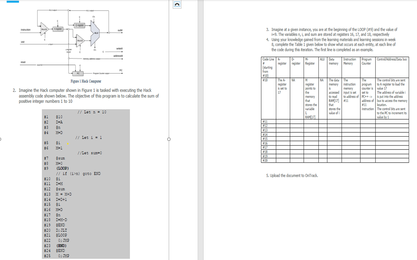 n C -D Instruction Modo DUM ALU Mixto wiM C C ad PC | Chegg.com