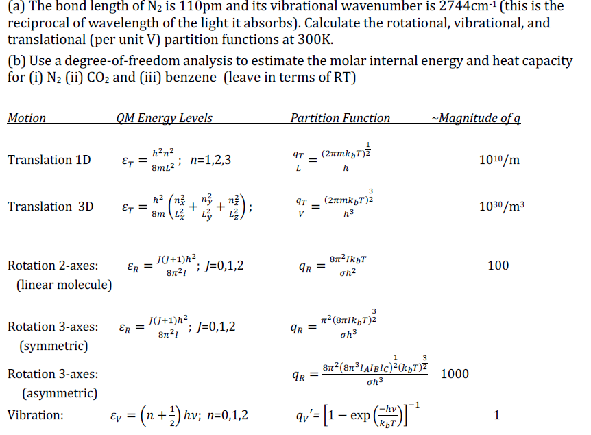 Solved (a) The bond length of N2 is 110pm and its | Chegg.com
