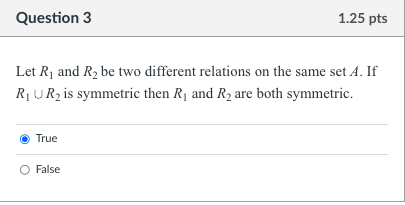 Solved Let R1 and R2 be two different relations on the same | Chegg.com