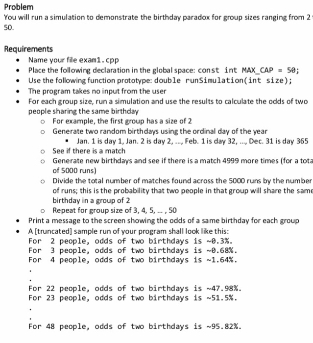 Solved C++ and use only library and do not use | Chegg.com