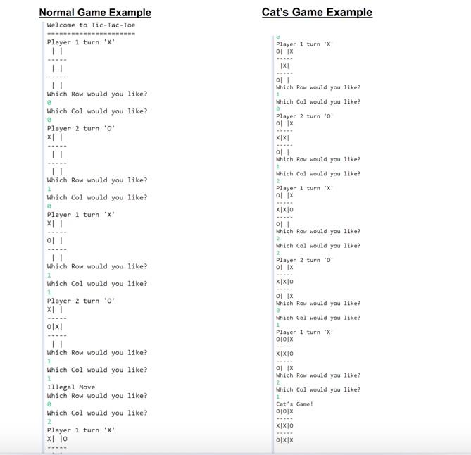 Solved Write a program that simulates Tic-Tac-Toe. Assume | Chegg.com