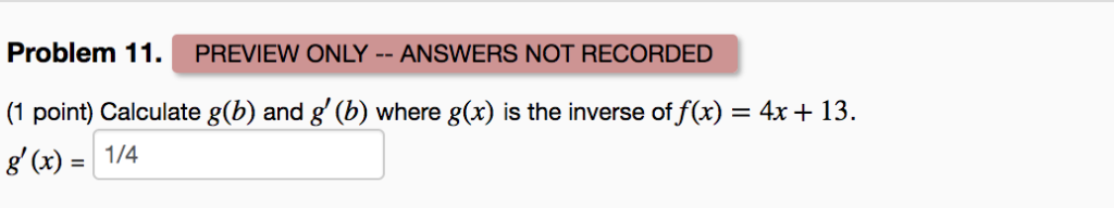 Solved Problem 9. PREVIEW ONLY - - ANSWERS NOT RECORDED (1 | Chegg.com