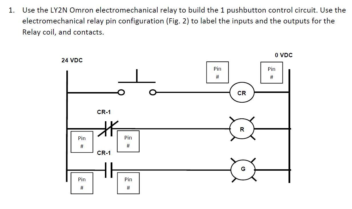 Solved Equipment required: 1 normally open pushbutton 1 | Chegg.com