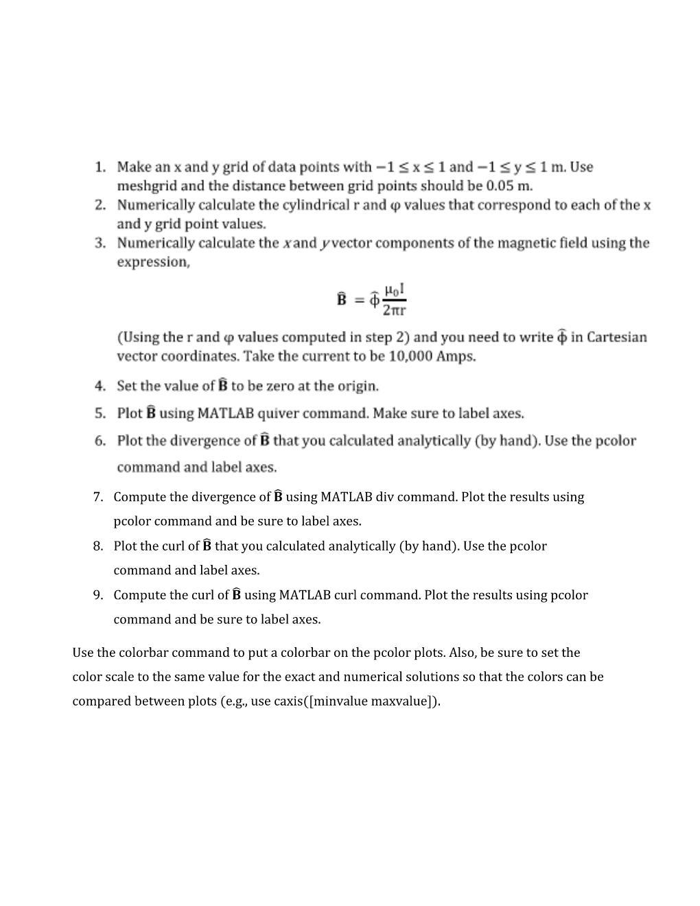 Solved 1. Make an x and y grid of data points with −1≤x≤1 | Chegg.com