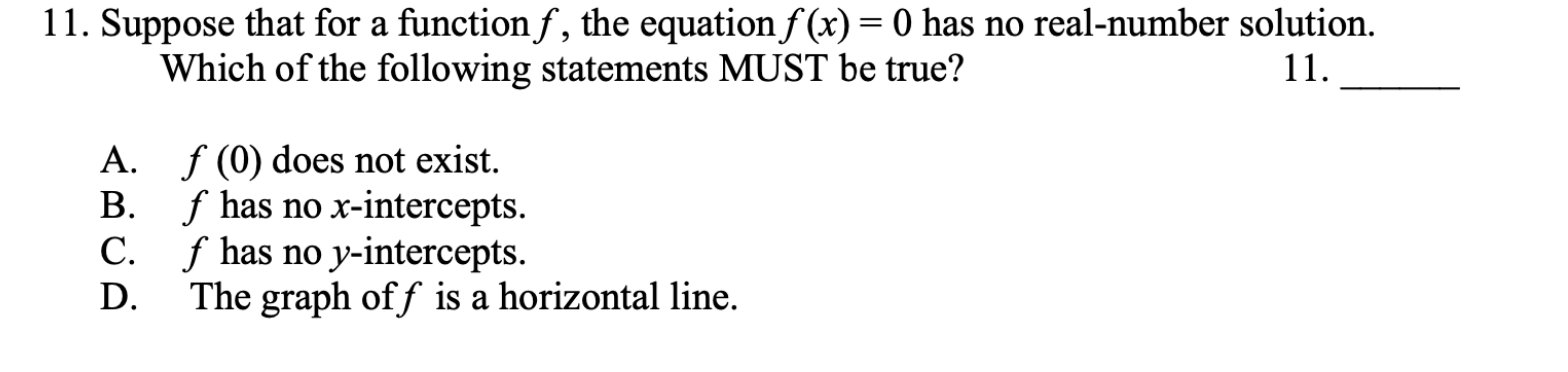 Solved Suppose that for a function f, ﻿the equation f(x)=0 | Chegg.com