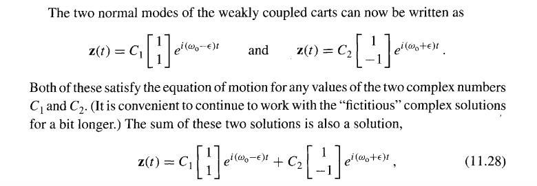 Solved 2. Solve the coupled oscillator problem shown in | Chegg.com