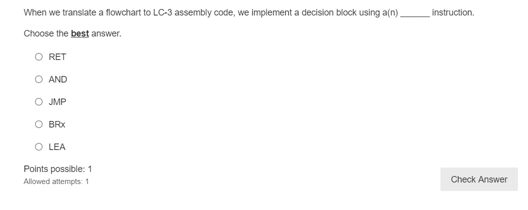 Solved When we translate a flowchart to LC-3 assembly code, | Chegg.com