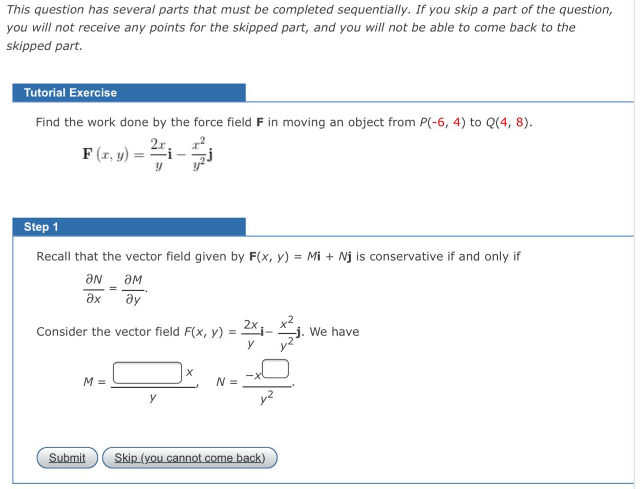 Solved This question has several parts that must be | Chegg.com