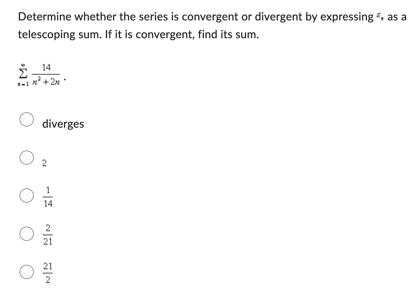 Solved determine whether the series is convergent or | Chegg.com