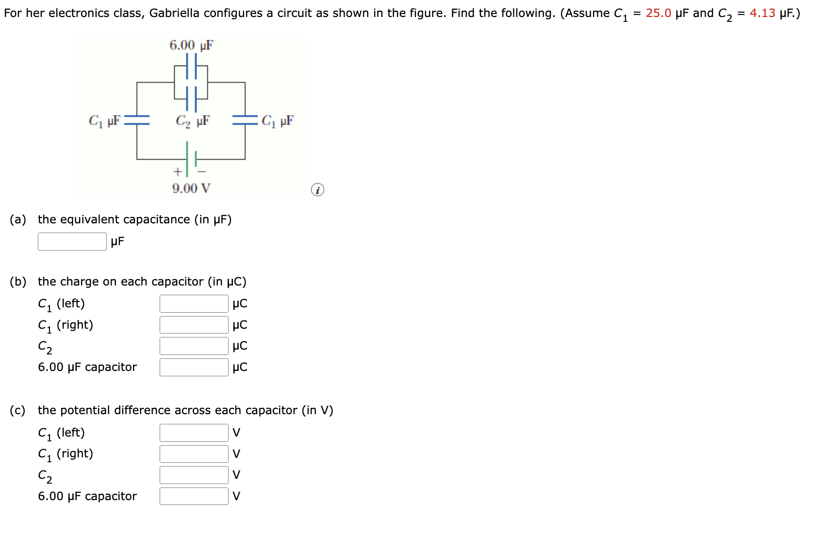 Solved For her electronics class, Gabriella configures a | Chegg.com