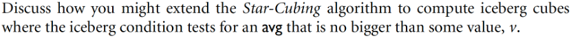 Solved Discuss How You Might Extend The Star Cubing 