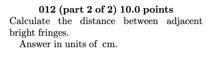 Solved 011 (part 1 of 2 ) 10.0 points The second-order | Chegg.com